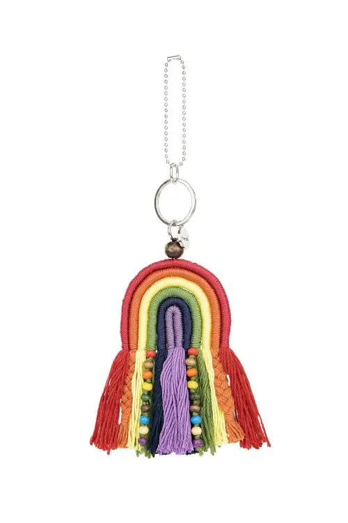 THE SAK Yarnicharmz Hand-crochet Dangle - Rainbow