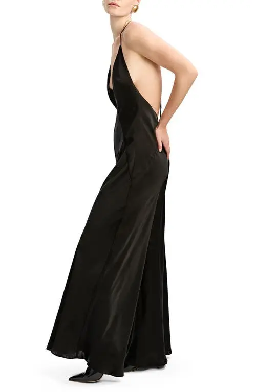 Bardot Keaton Wide Leg Halter Jumpsuit