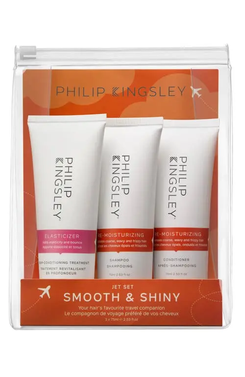 PHILIP KINGSLEY Jet Set Smooth & Shiny Travel Collection $64 Value - No Color