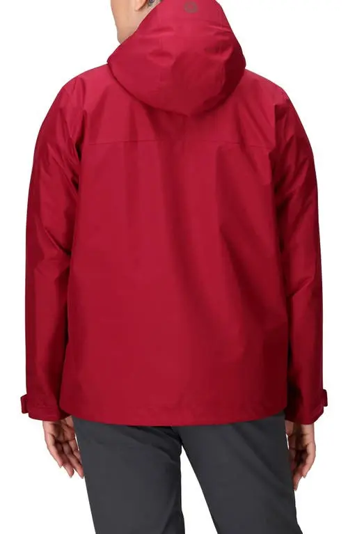 MARMOT Minimalist Pertex® Waterproof Hooded Jacket - Red Mulberry