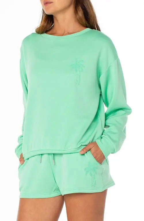 Roxy Surfing Moonlight Graphic Sweatshirt - Spring Bud