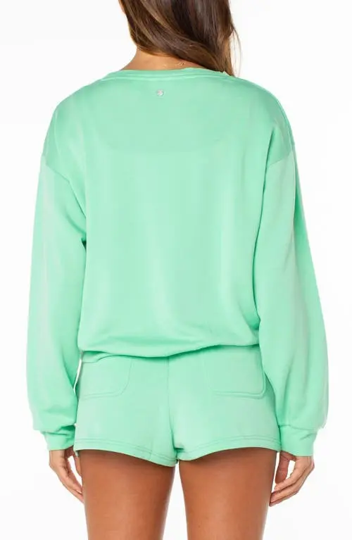 Roxy Surfing Moonlight Graphic Sweatshirt - Spring Bud