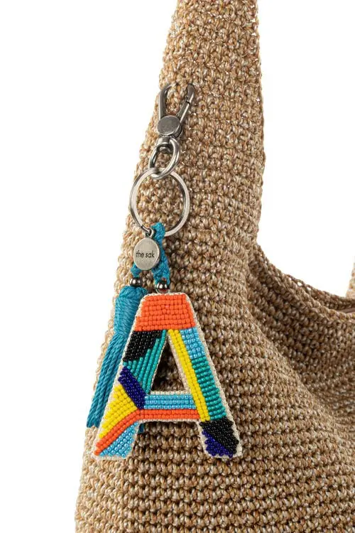 THE SAK Beaded Initial Charm - A