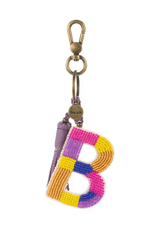 THE SAK Beaded Initial Charm - B