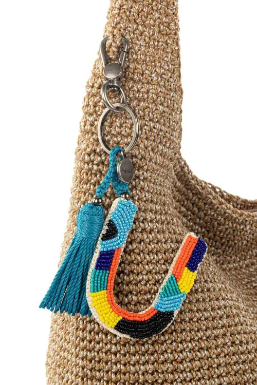 THE SAK Beaded Initial Charm - U
