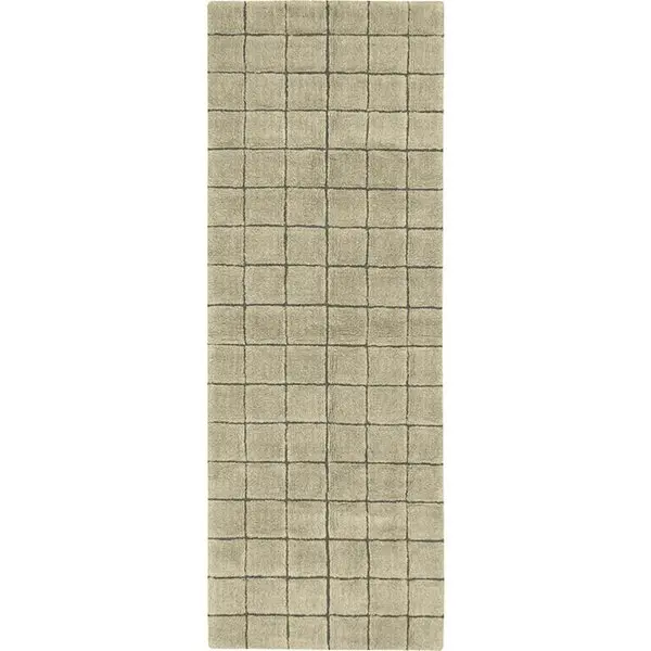 LORENA CANALS Woolablemosaic Washable Wool Rug - Moss