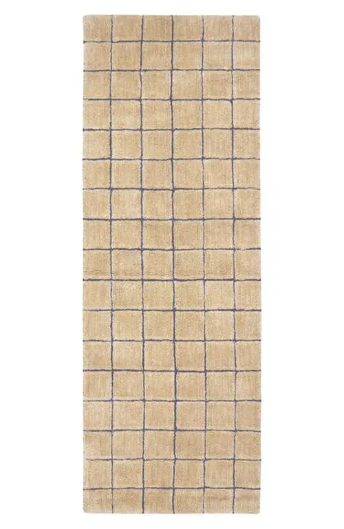 LORENA CANALS Woolablemosaic Washable Wool Rug Runner - Amber