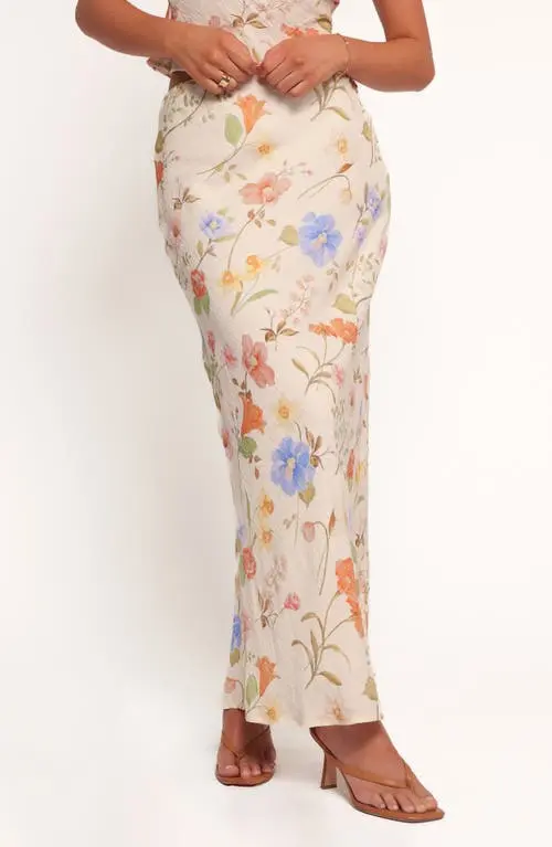 PETAL & PUP Print Crinkle Maxi Skirt - Floral