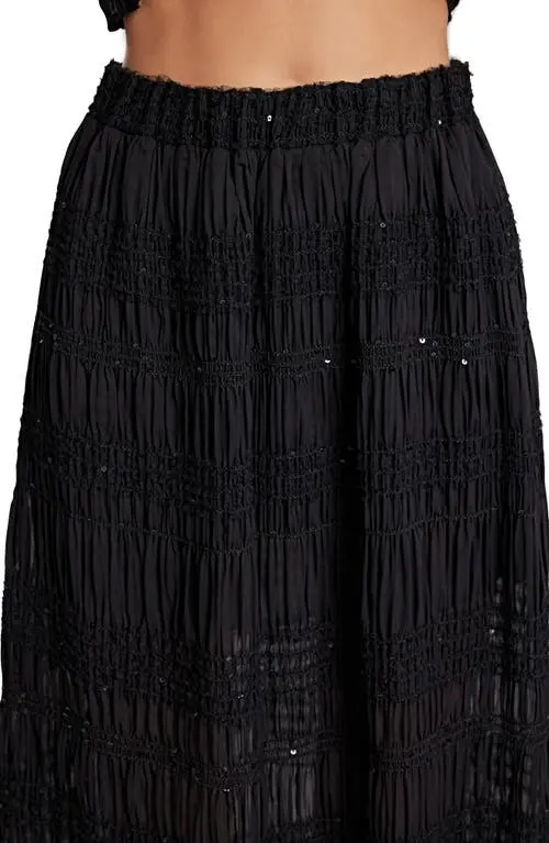 Endless Rose Sequin Embellished Chiffon Maxi Skirt