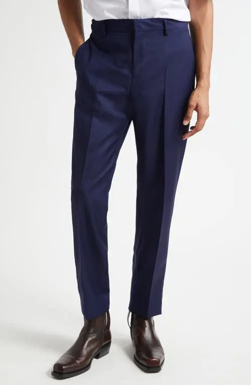 Versace Virgin Wool Tapered Trousers