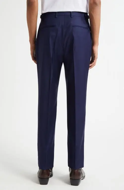 Versace Virgin Wool Tapered Trousers