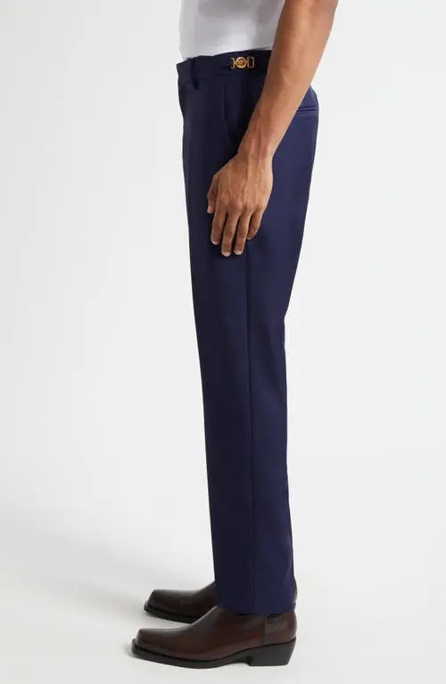 Versace Virgin Wool Tapered Trousers