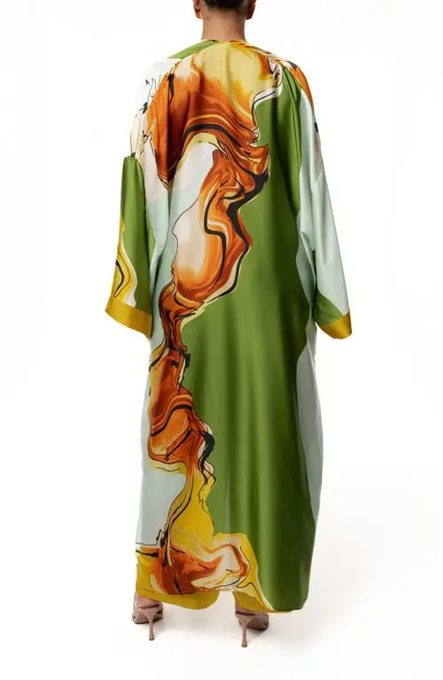 JLUXLABEL Nola Satin Maxi Duster