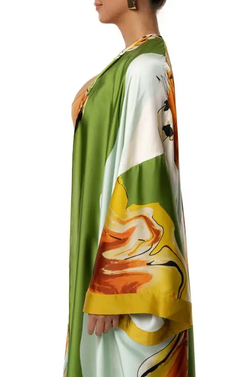 JLUXLABEL Nola Satin Maxi Duster