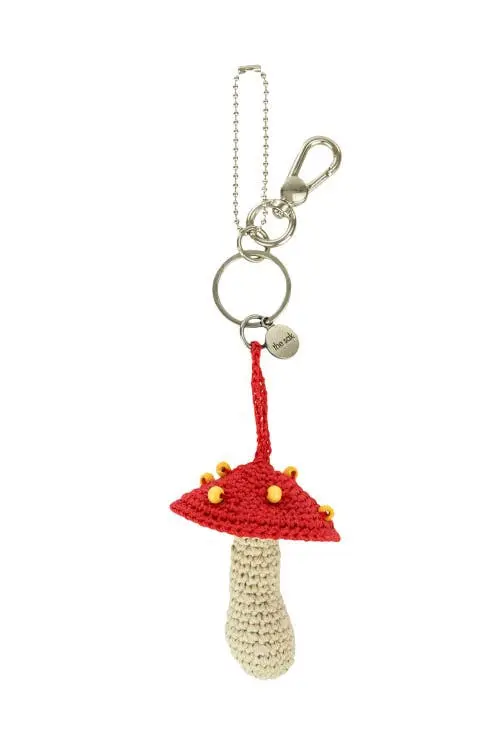 THE SAK Yarnicharmz Hand Crochet Danglefood - Mushroom