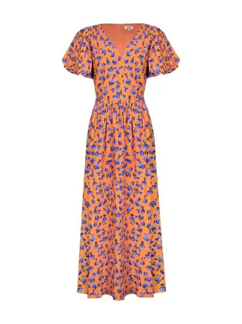RO&ZO Floral Puff Sleeve Dress
