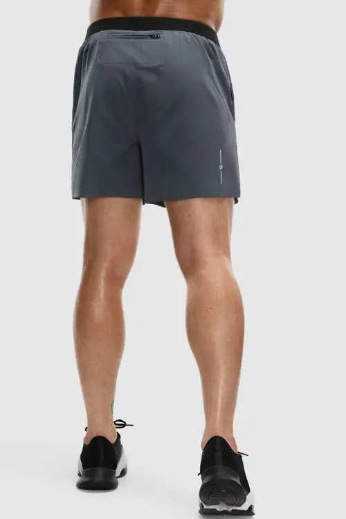 PELOTON 5" Lined Run Short - Dark Grey