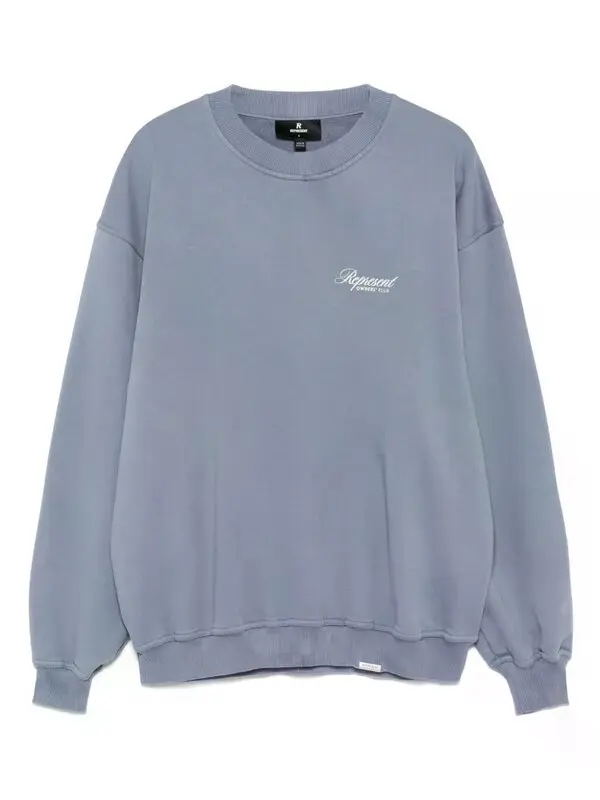 REPRESENT Cotton Sweatshirt - Blue