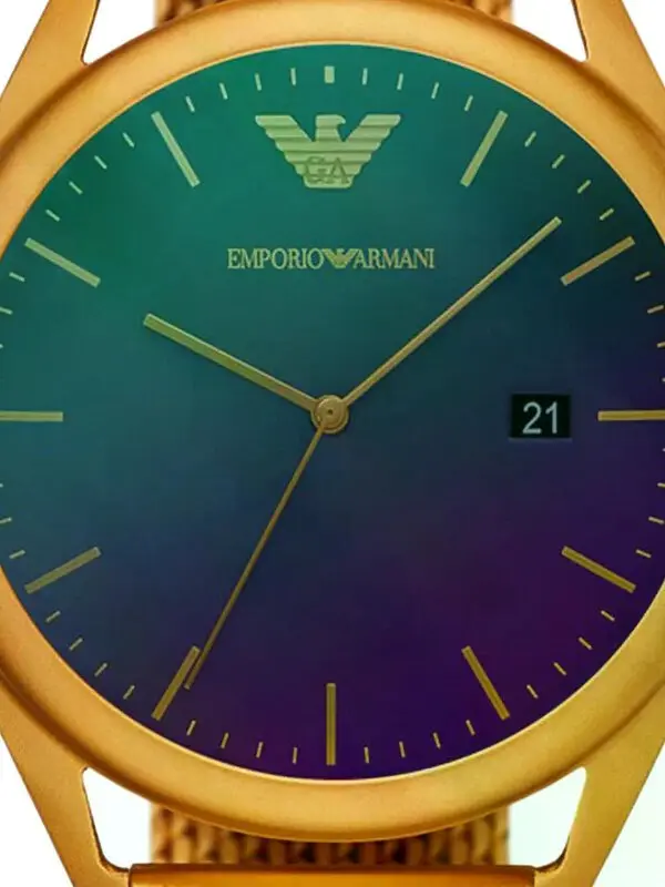 Emporio Armani Watch With Mesh Bracelet