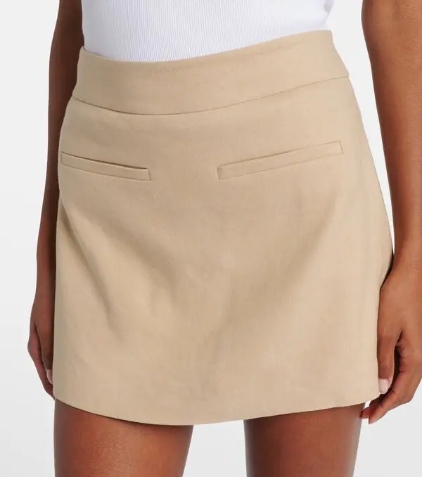 Veronica Beard Alvara Linen-blend Skort - Beige