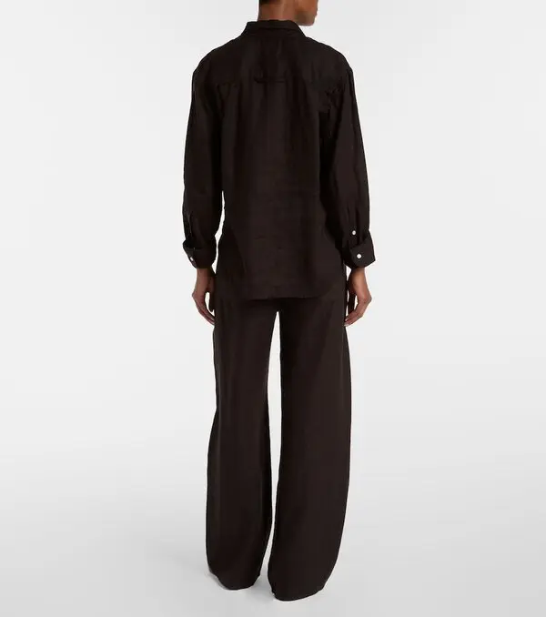 Citizens Of Humanity Kayla Linen Shirt - Brown