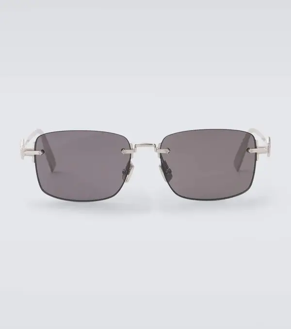 Dior Cd Diamond S11u Rectangular Sunglasses - Grey