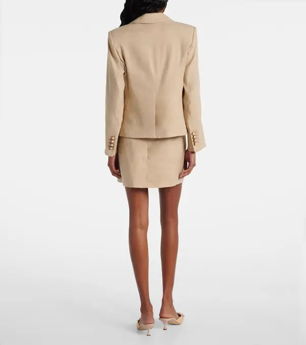 Veronica Beard Schuyler Linen-blend Blazer