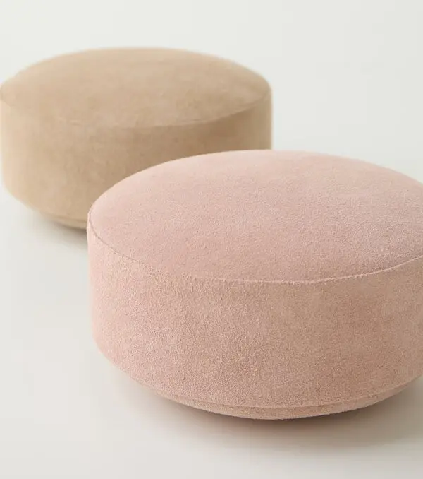 MICHAEL VERHEYDEN Michaël Verheyden Pastille Suede And Wood Container - Pink