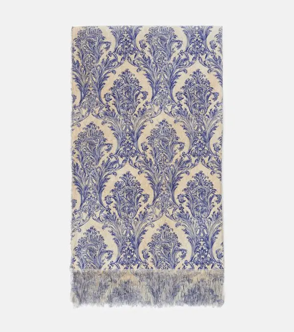 THE HOUSE OF LYRIA Tormento Linen And Cotton-blend Tablecloth - Beige