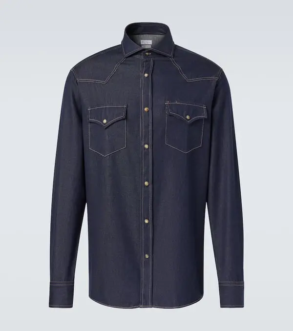 Brunello Cucinelli Denim Shirt