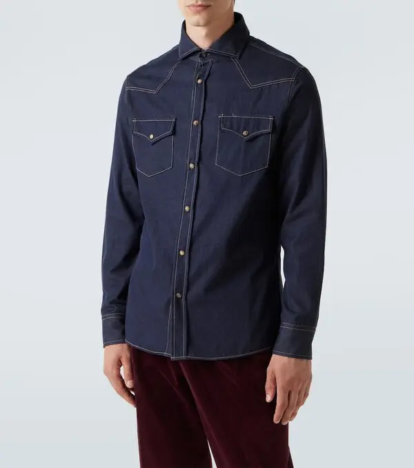 Brunello Cucinelli Denim Shirt