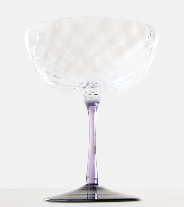 NASONMORETTI Set Of 2 Glass Champagne Bowls