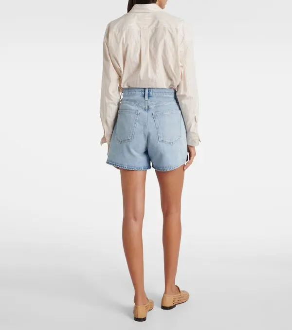AGOLDE Rhoda High-rise Denim Shorts - Blue