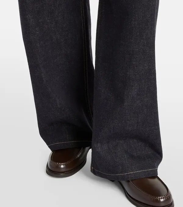 Brunello Cucinelli Mid-rise Wide-leg Jeans