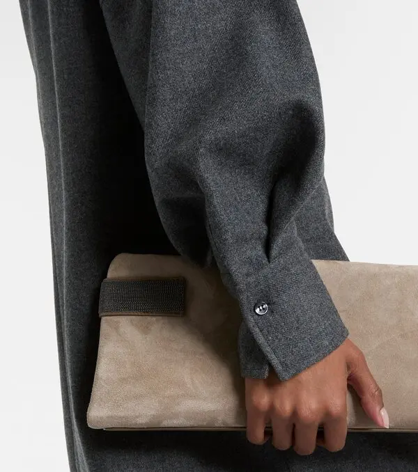 Brunello Cucinelli Wool And Cashmere Minidress