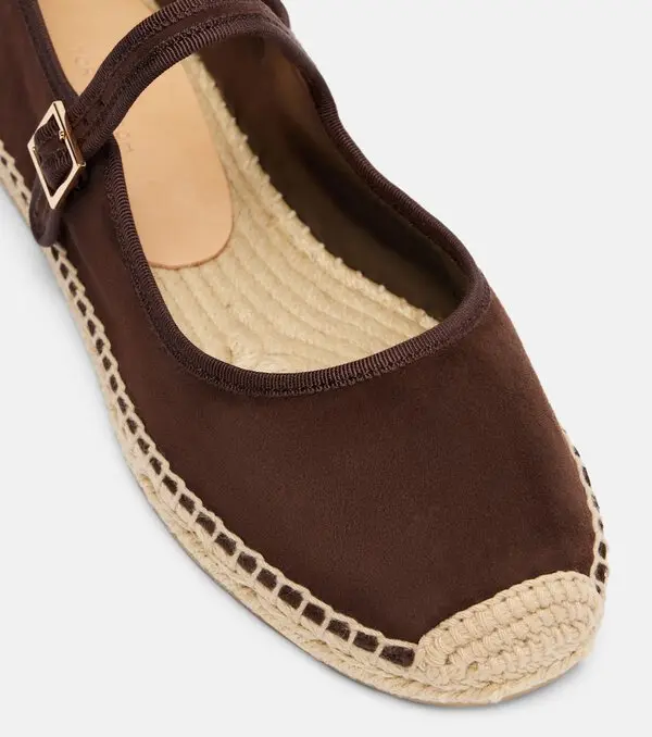 Tory Burch Suede Mary Jane Espadrilles