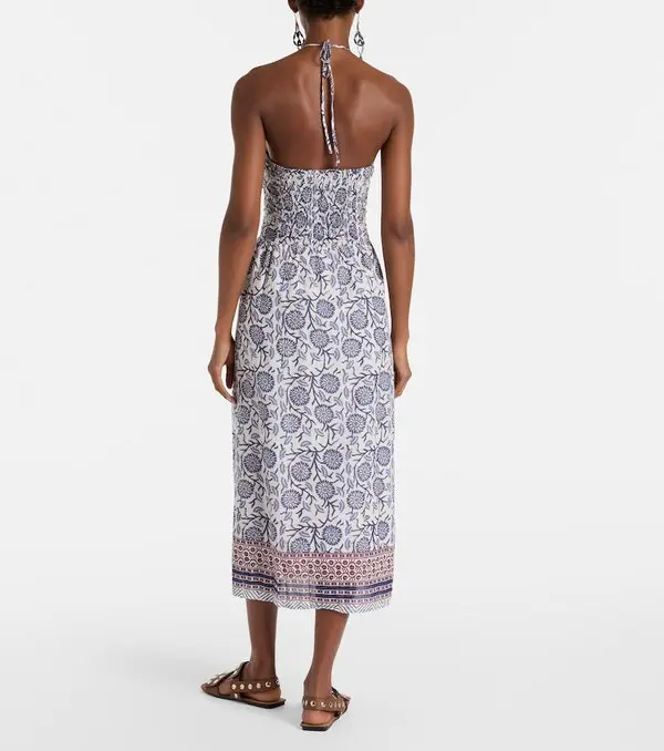 Velvet By Graham & Spencer Floral Cotton Midi Dress