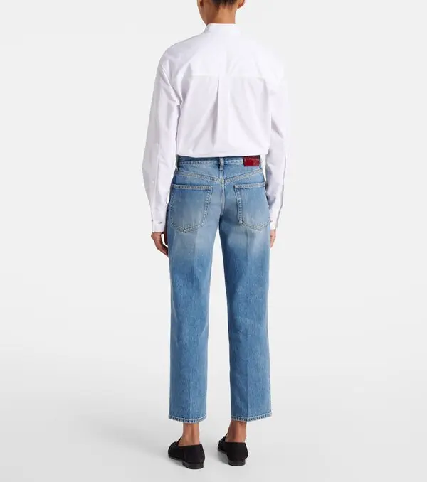 Gucci Mid-rise Straight Jeans