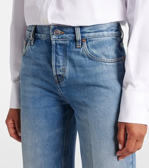 Gucci Mid-rise Straight Jeans