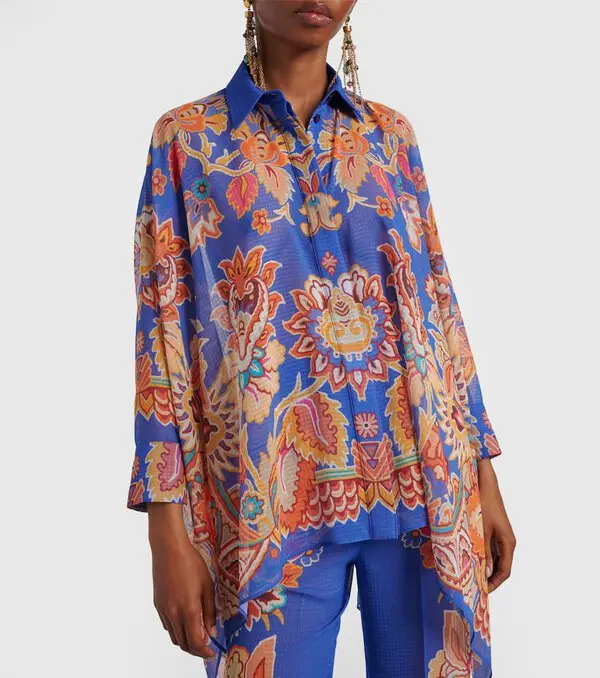 Etro Printed Poncho