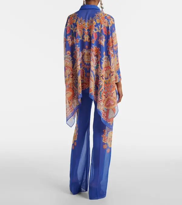 Etro Printed Poncho