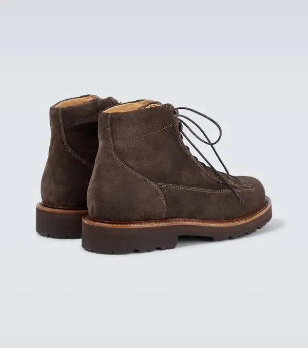 Brunello Cucinelli Suede Ankle Boots