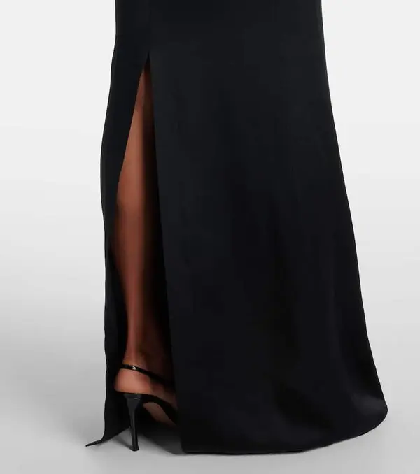 Stella McCartney Open-back Satin Maxi Dress