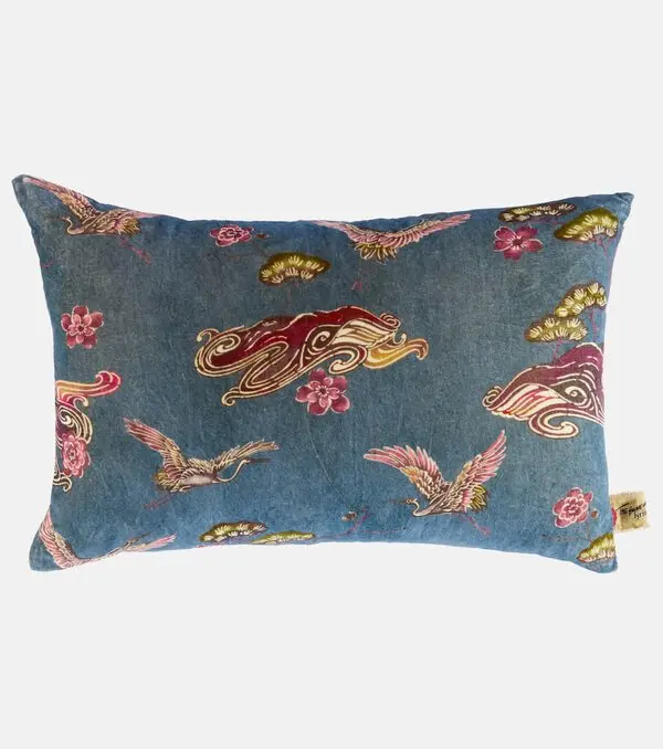 THE HOUSE OF LYRIA Aristolochia Cotton Pillow - Multicoloured