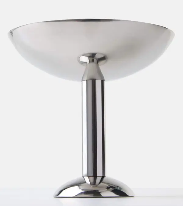 LOUISE ROE Tall Stainless Steel Champagne Coupe Glass