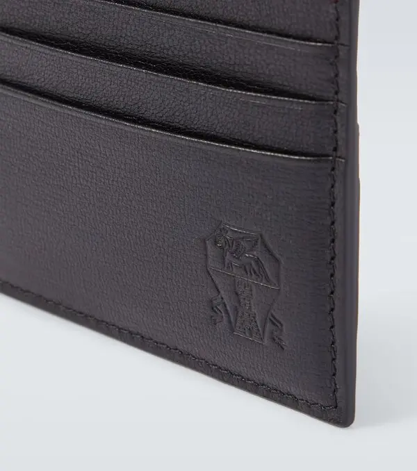 Brunello Cucinelli Leather Card Holder