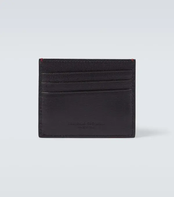 Brunello Cucinelli Leather Card Holder