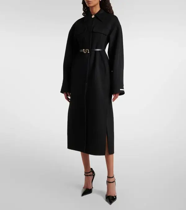 Sportmax Olio Virgin Wool Coat