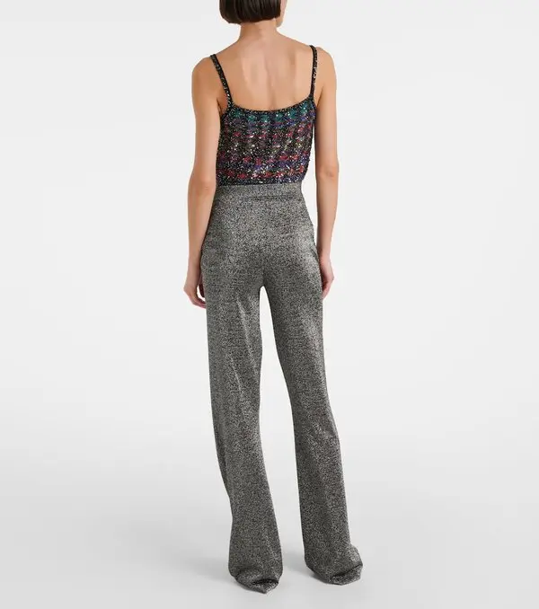 Missoni Lamé Slim Pants - Grey