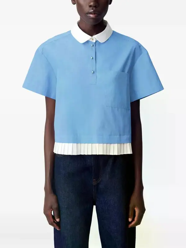Claudie Pierlot Peter Pan Collar Top